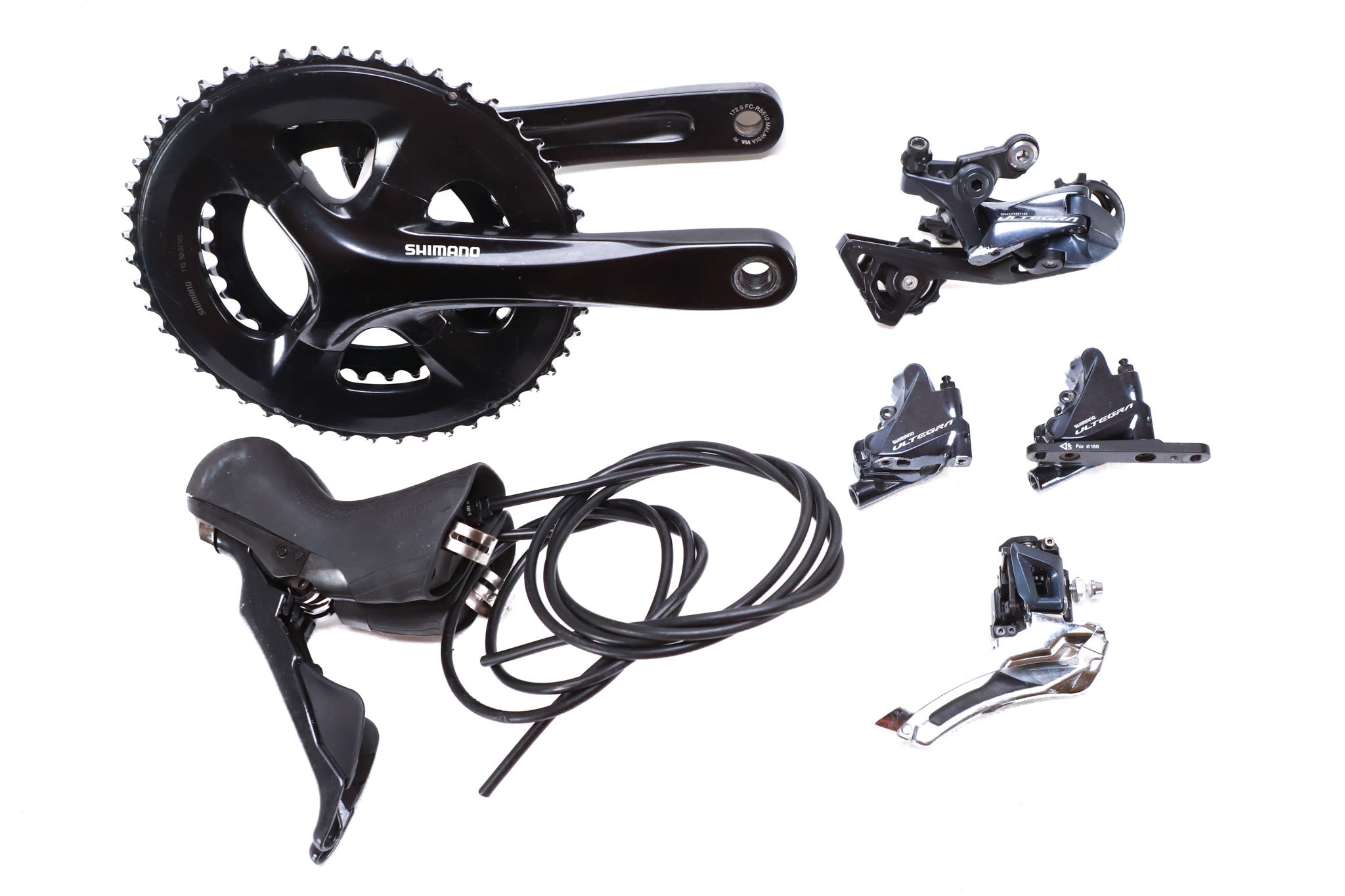 Shimano Ultegra R8020 Hydraulic Disc Groupset, 50/34t - 172.5mm – Cycle ...