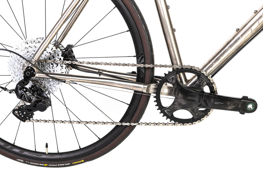 Planet X Titanium Titus Road Runner Campagnolo Ekar Road Bike 2022, Si ...